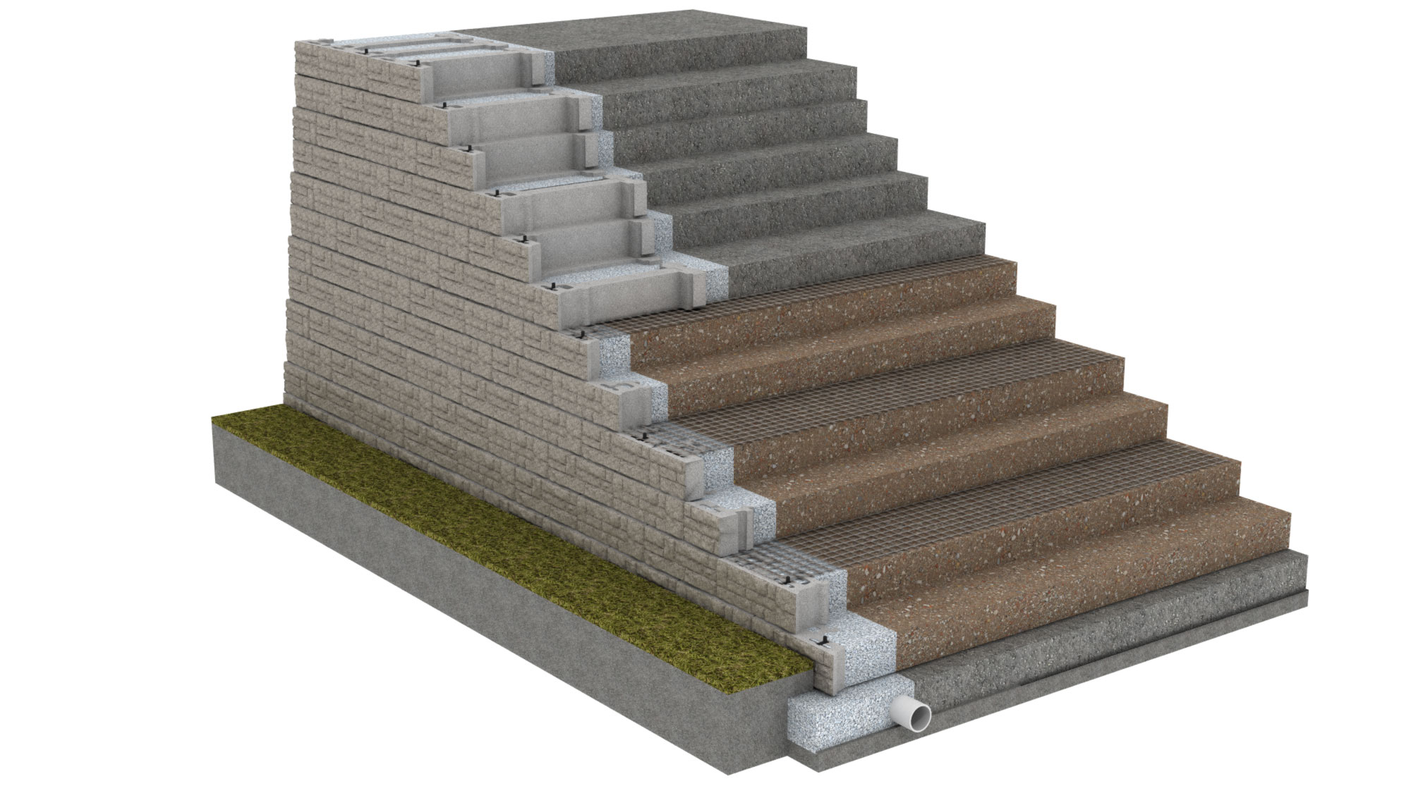 Gravity Stone Edge Units | Visual Construction Marketing by Jason Yana